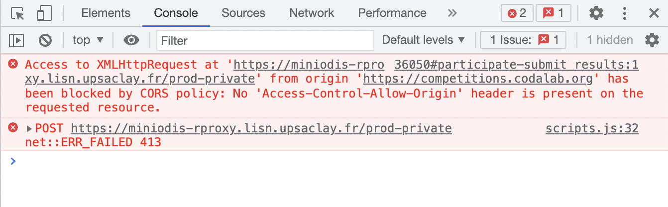 The file cannot be uploaded on the codalab server · Issue #3053 · codalab/codalab-competitions ...