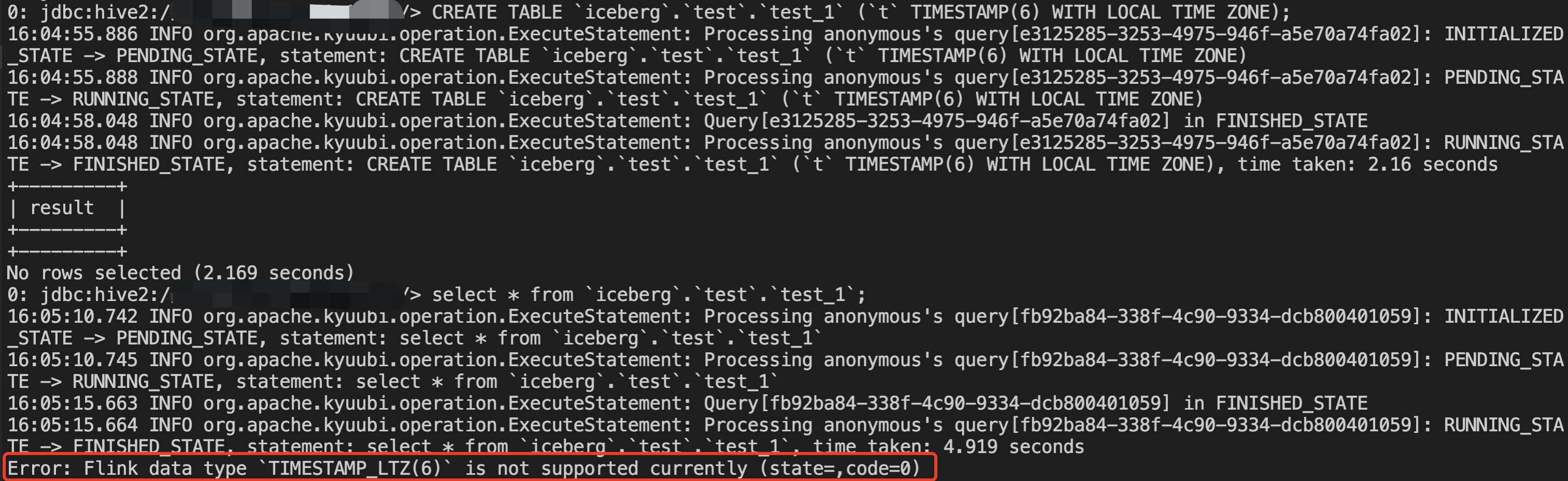 [FEATURE] Kyuubi-Flink support `TIMESTAMP(%d) WITH LOCAL TIME ZONE` type · Issue #3074 · apache ...
