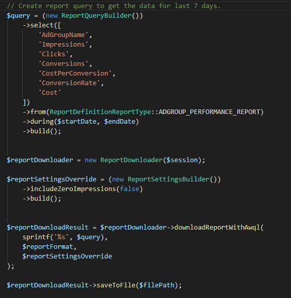 Account report but not downloaded! · Issue #603 · googleads/googleads-php-lib · GitHub