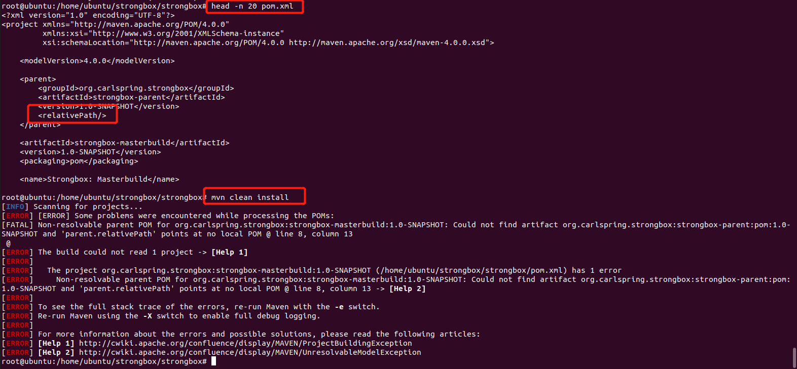 Non-resolvable parent POM · Issue #1998 · strongbox/strongbox · GitHub