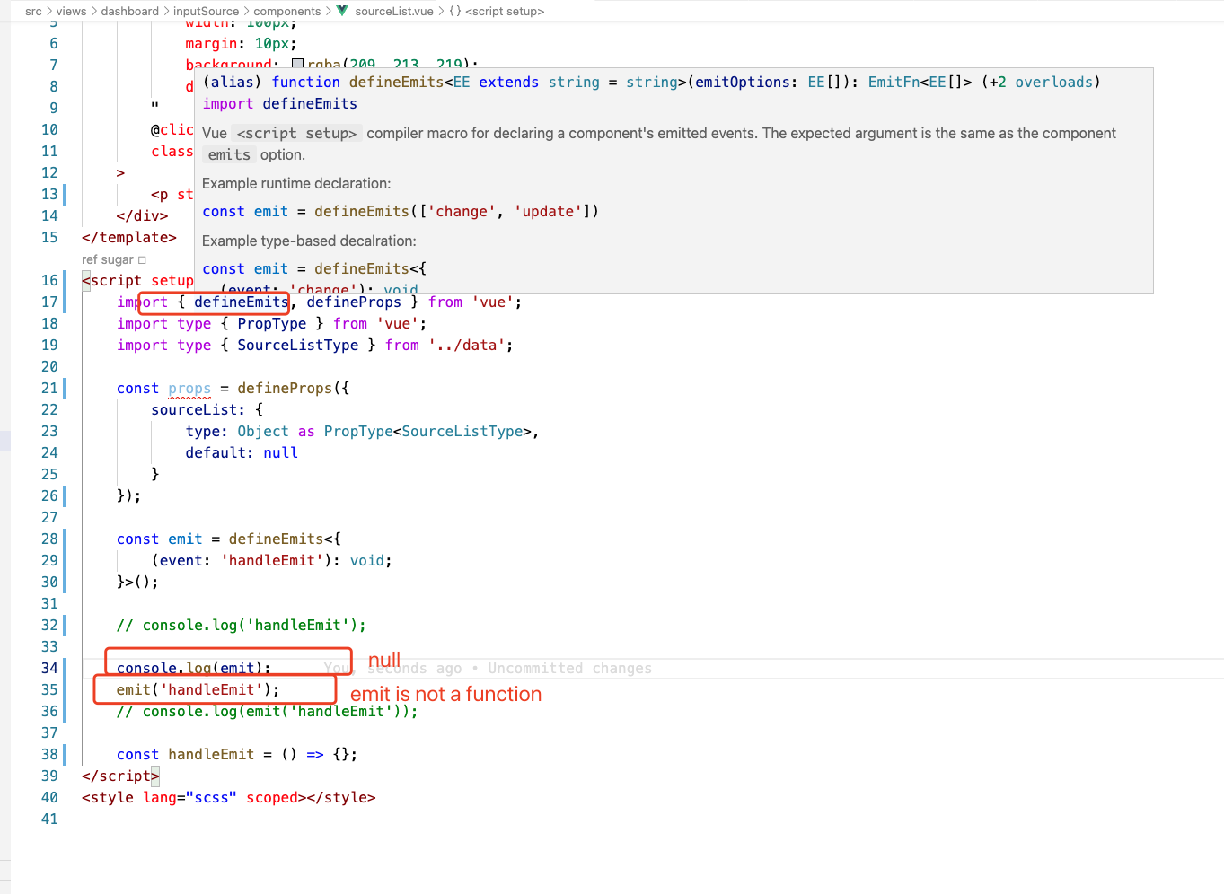 defineEmits 引用不能正常使用 · Issue #950 · vbenjs/vue-vben-admin · GitHub