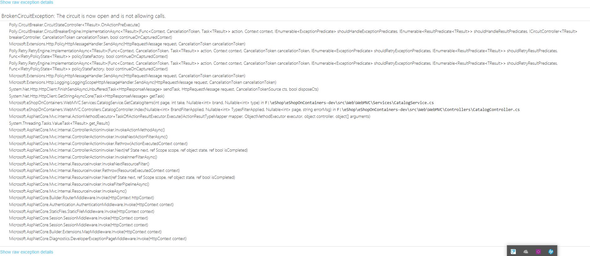 Not able to setup the application on VS2017 · Issue #649 · dotnet-architecture/eShopOnContainers ...