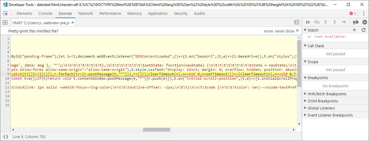 webview display blank page in Azure VM · Issue #70790 · microsoft/vscode · GitHub