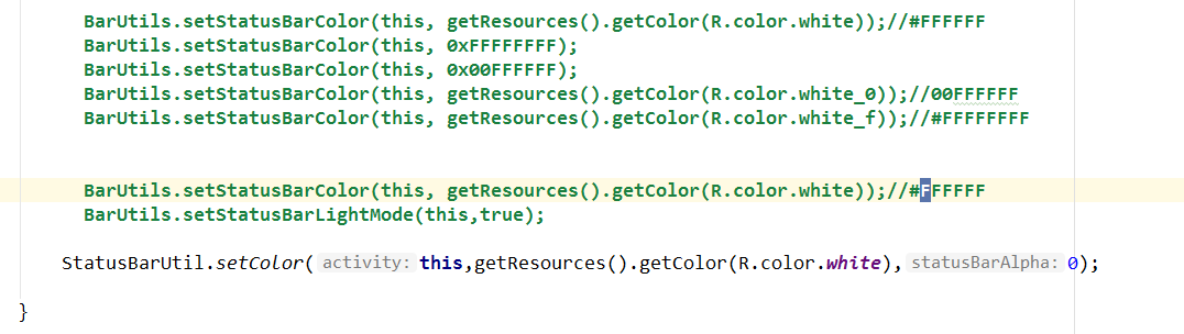 BarUtil 设置0透明度的颜色 · Issue #1245 · Blankj/AndroidUtilCode · GitHub