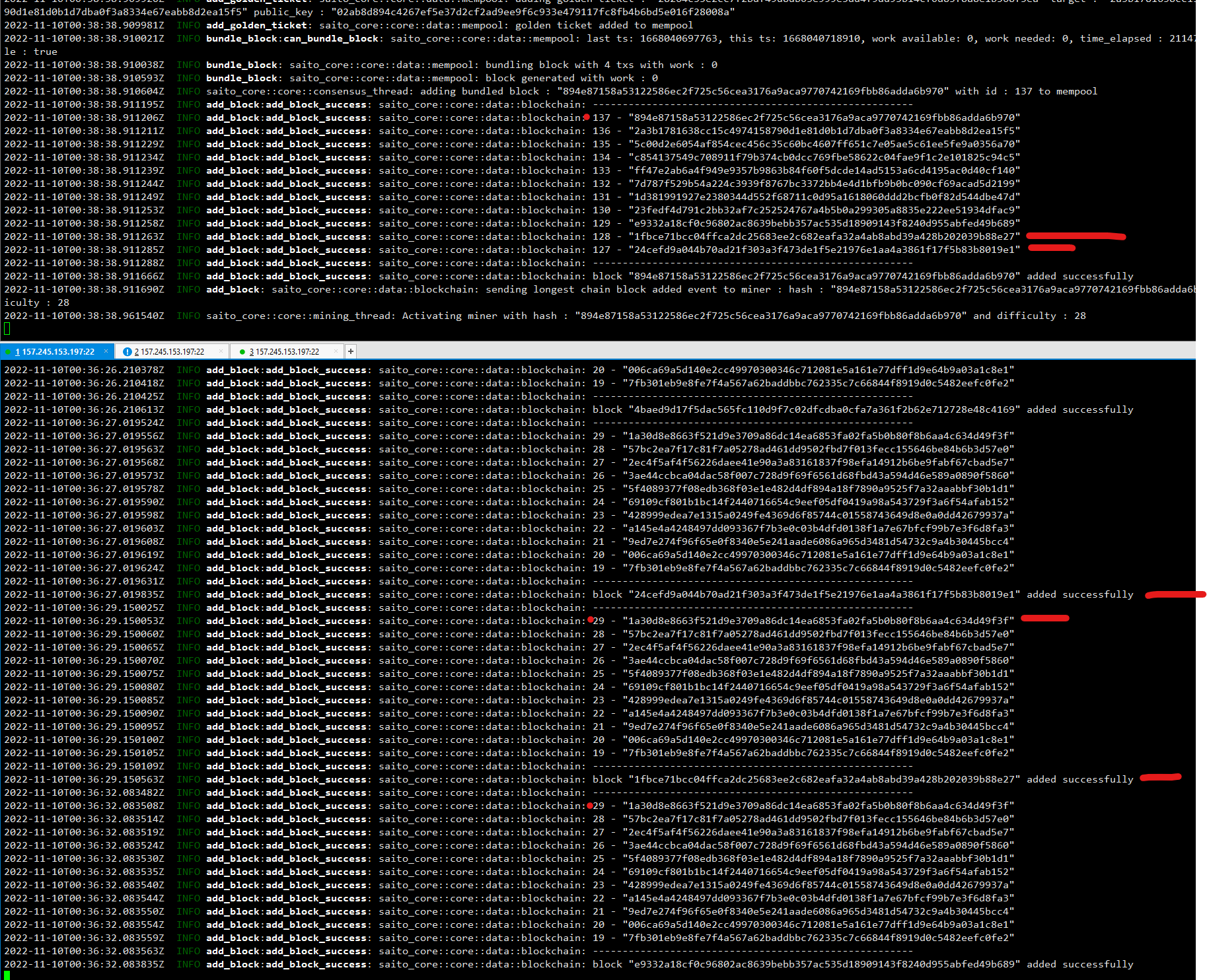 wind unwind not working with multiple nodes running · Issue #258 · SaitoTech/saito-rust ...