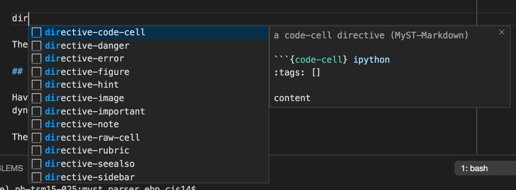 insider vscode? · Issue #7 · executablebooks/myst-vs-code · GitHub