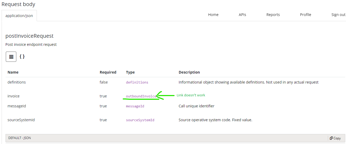 Not able to navigate to some objects in developer portal · Issue #1889 ...