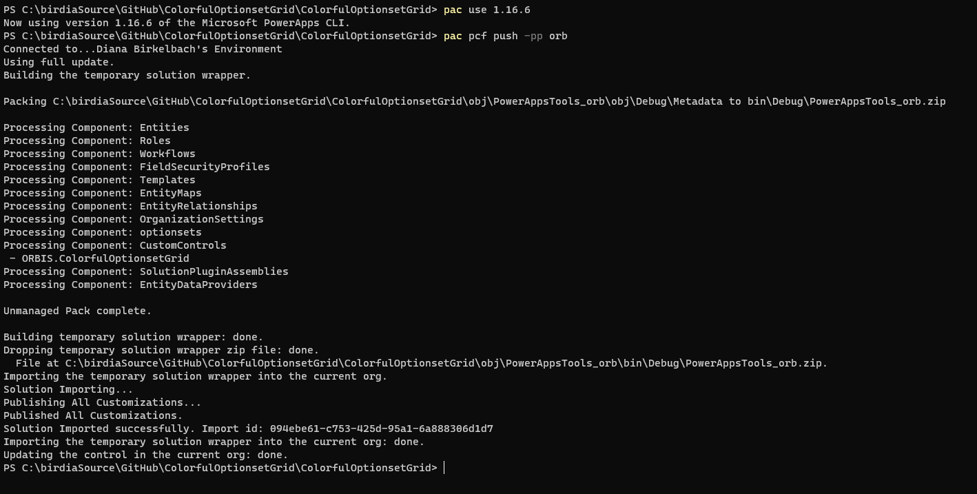"pac pcf push" for v1.18.4 doesn't update the PCFs · Issue #294 ...