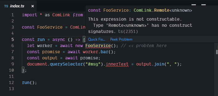 Using it with async methods · Issue #423 · GoogleChromeLabs/comlink ...