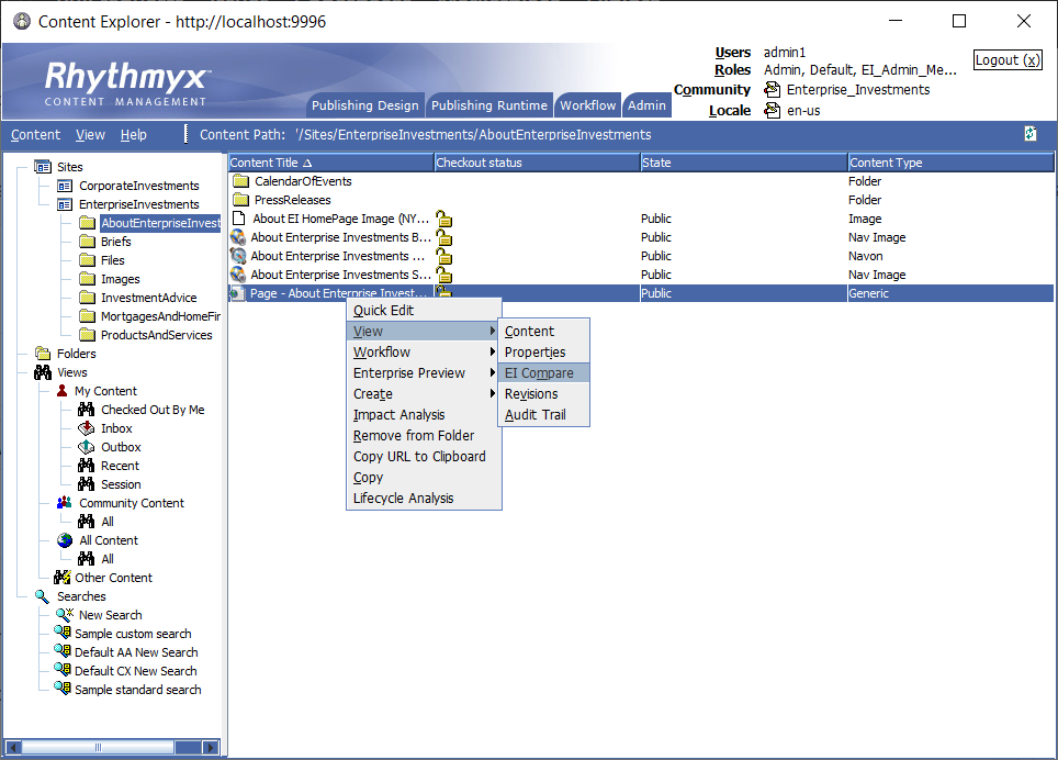 Comparison Tool fails to show diff of 2 revision versions with error: Failed to run compare tool ...