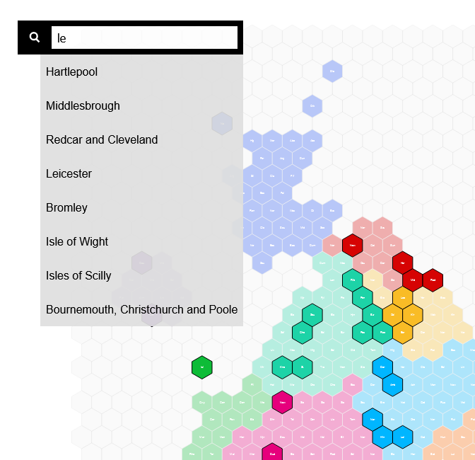 Add search/filter to hex cartograms · Issue #43 · open-innovations/oi-lume-viz · GitHub