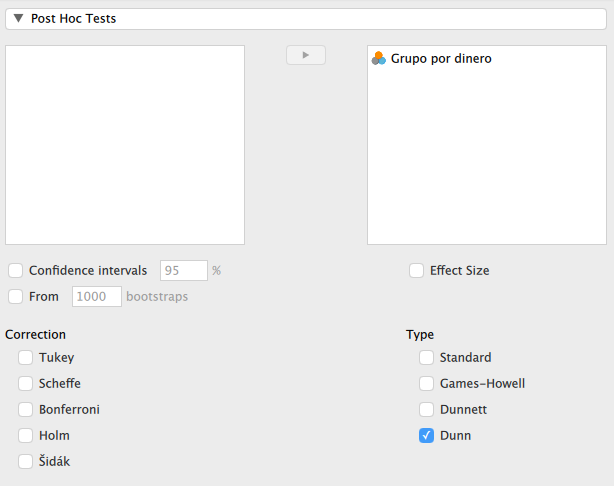 Relocate Dunn post hoc test · Issue #656 · jasp-stats/jasp-issues · GitHub