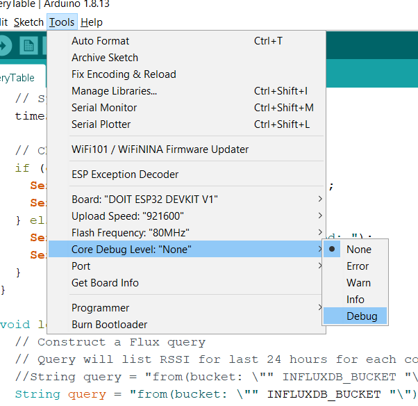 Connection Refused Esp32 · Issue 128 · Tobiasschuerg Influxdb Client For Arduino · Github