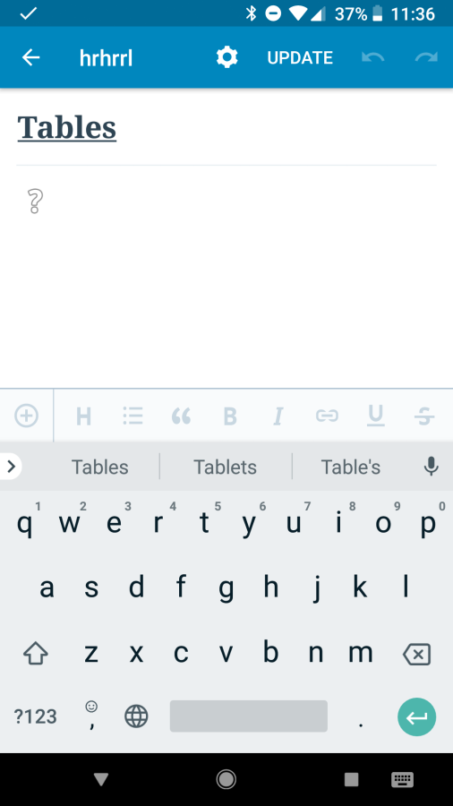 Tricky to edit tables from within the app · Issue #638 · wordpress ...