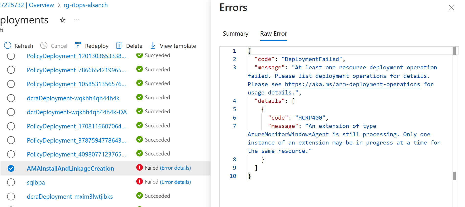 Azure Monitor Agent extension deployment creating conflict when enabling SQL BPA · Issue #1970 ...