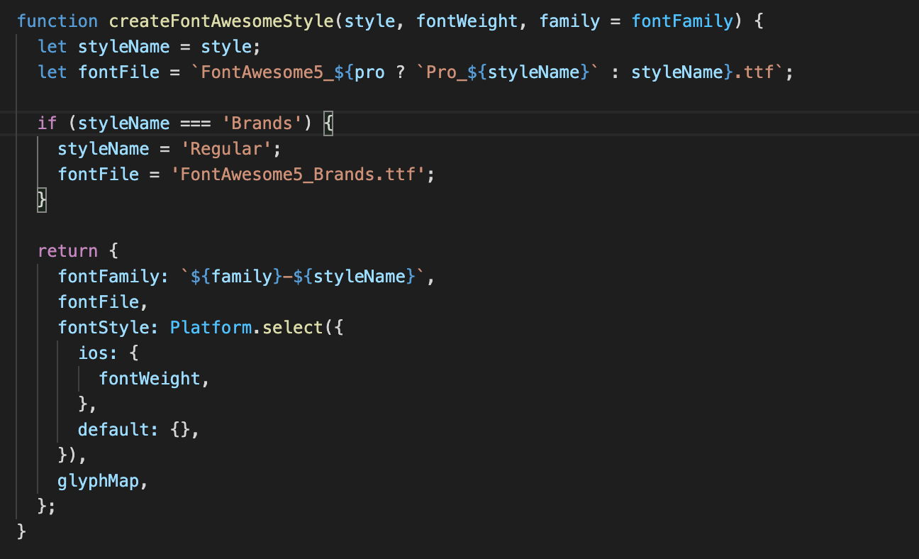 Unrecognized font family 'FontAwesome5Pro-Regular' · Issue #1078 · oblador/react-native-vector ...