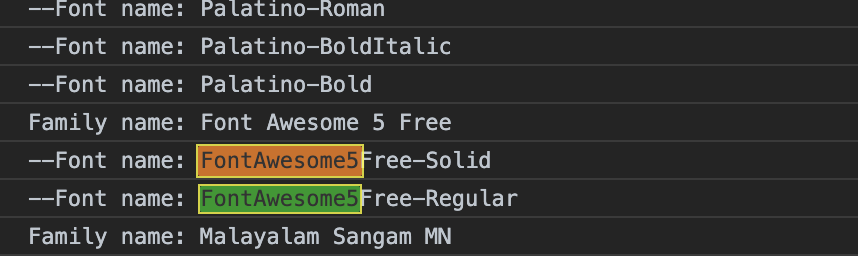 Unrecognized font family 'FontAwesome5Pro-Regular' · Issue #1078 · oblador/react-native-vector ...
