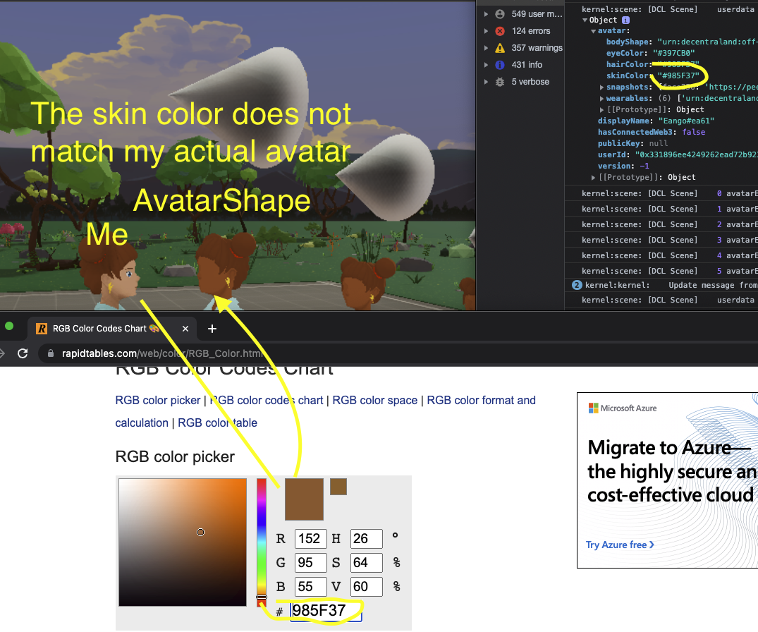 AvatarShape glitch · Issue #2997 · decentraland/unity-renderer · GitHub