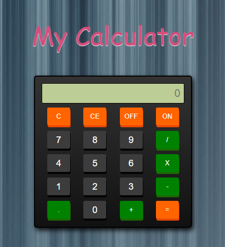 GitHub - HumayyonAhmed/HTML-CSS-JS-Calculator: Simple HTML CSS and JS Calculator