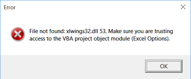Could not activate Python COM server · Issue #706 · xlwings/xlwings · GitHub