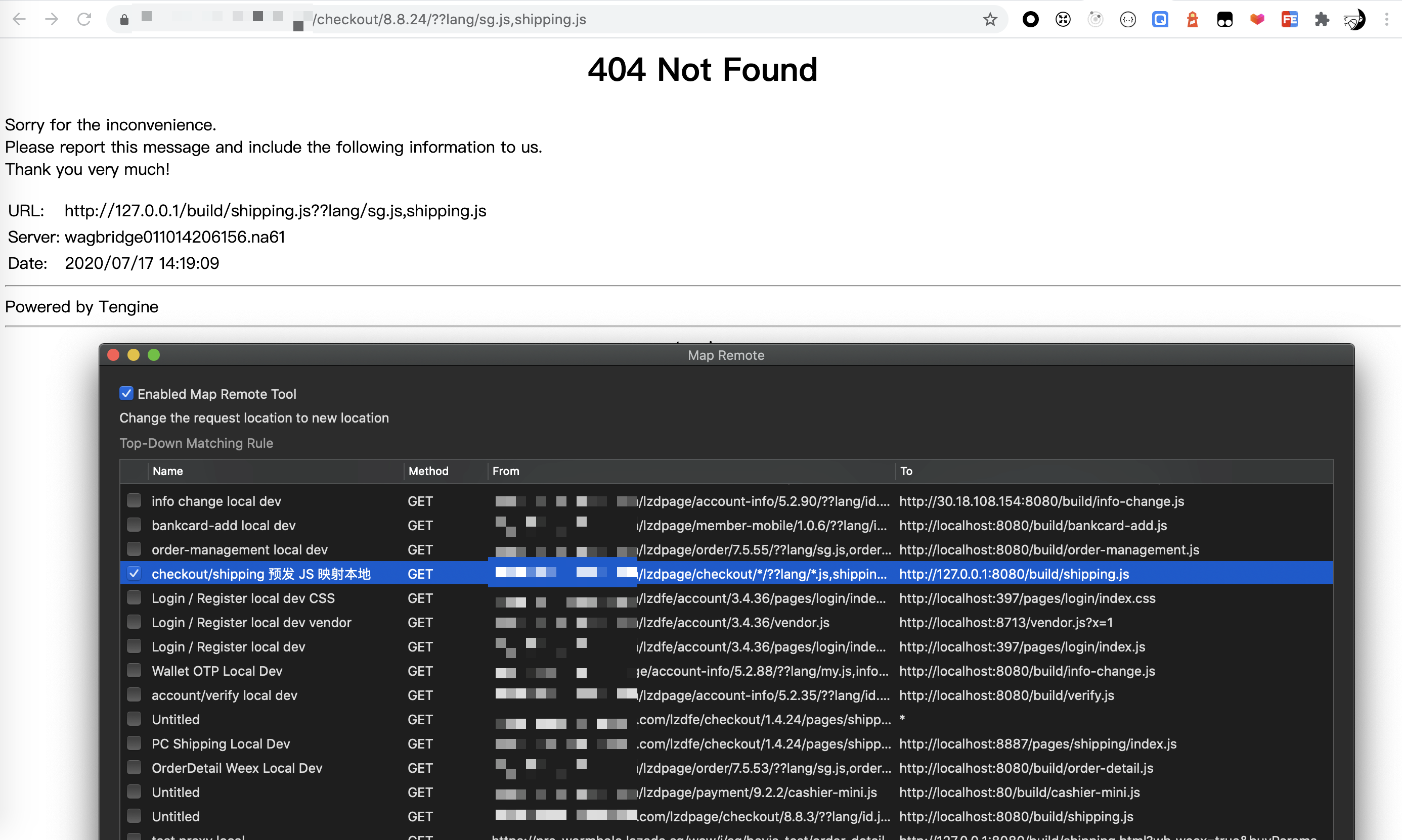 Map Remote to localhost often return 404 · Issue #556 · ProxymanApp/Proxyman · GitHub