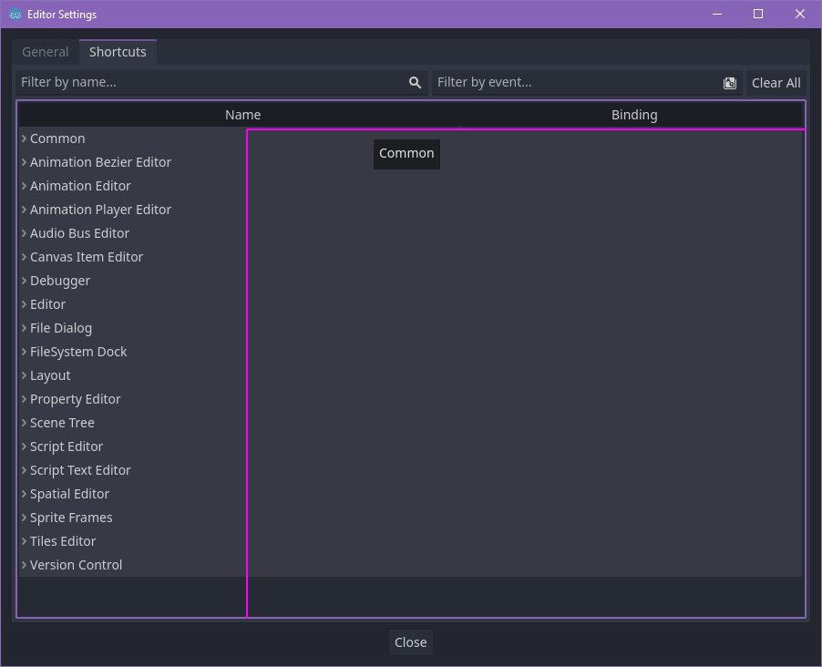Visual artifact in node select window · Issue #71680 · godotengine/godot · GitHub