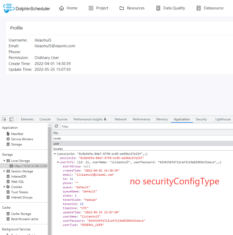 [Bug] [UI]The password item always is disabled · Issue #12306 · apache/dolphinscheduler · GitHub