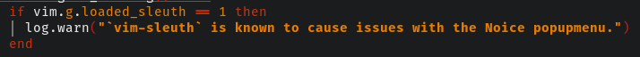[Bug] Don't show vim-sleuth issues popup, when popup menu disabled · Issue #172 · folke/noice ...