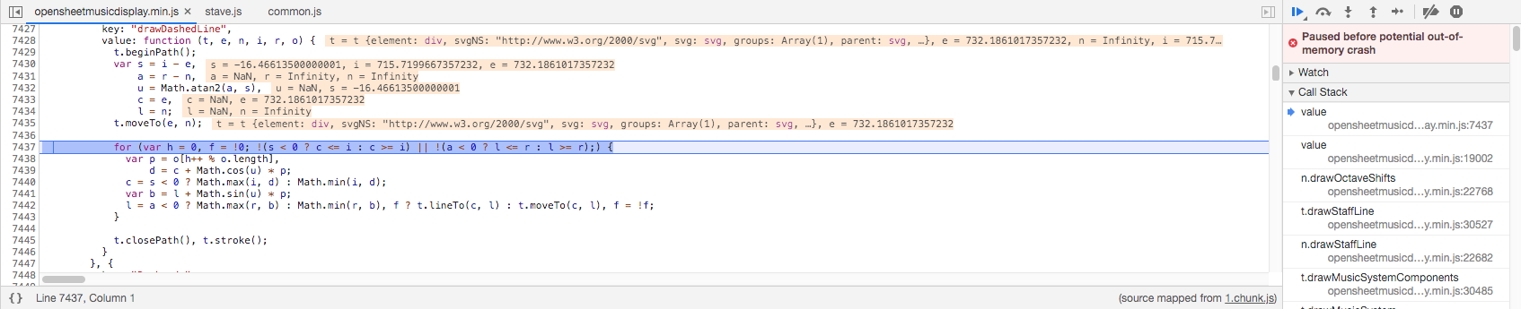 drawPartNames: false - causing error on second staff · Issue #612 · opensheetmusicdisplay ...