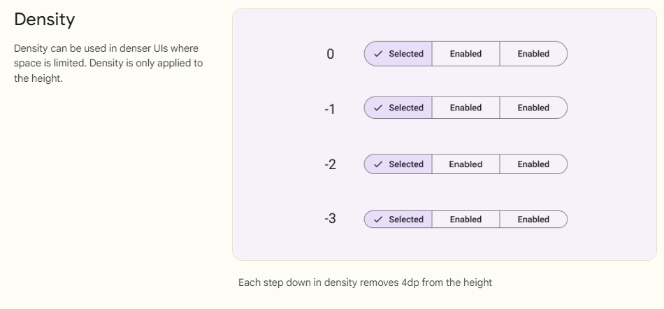 Height of SegmentedButton does not match Material3 spec and cannot be changed · Issue #121493 ...