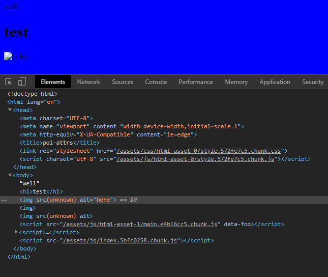 [html-entry]: empty attrs at windows · Issue #556 · egoist/poi · GitHub