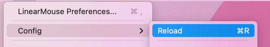 Thank You / seperate activation off universal forwards and backwards · linearmouse linearmouse ...