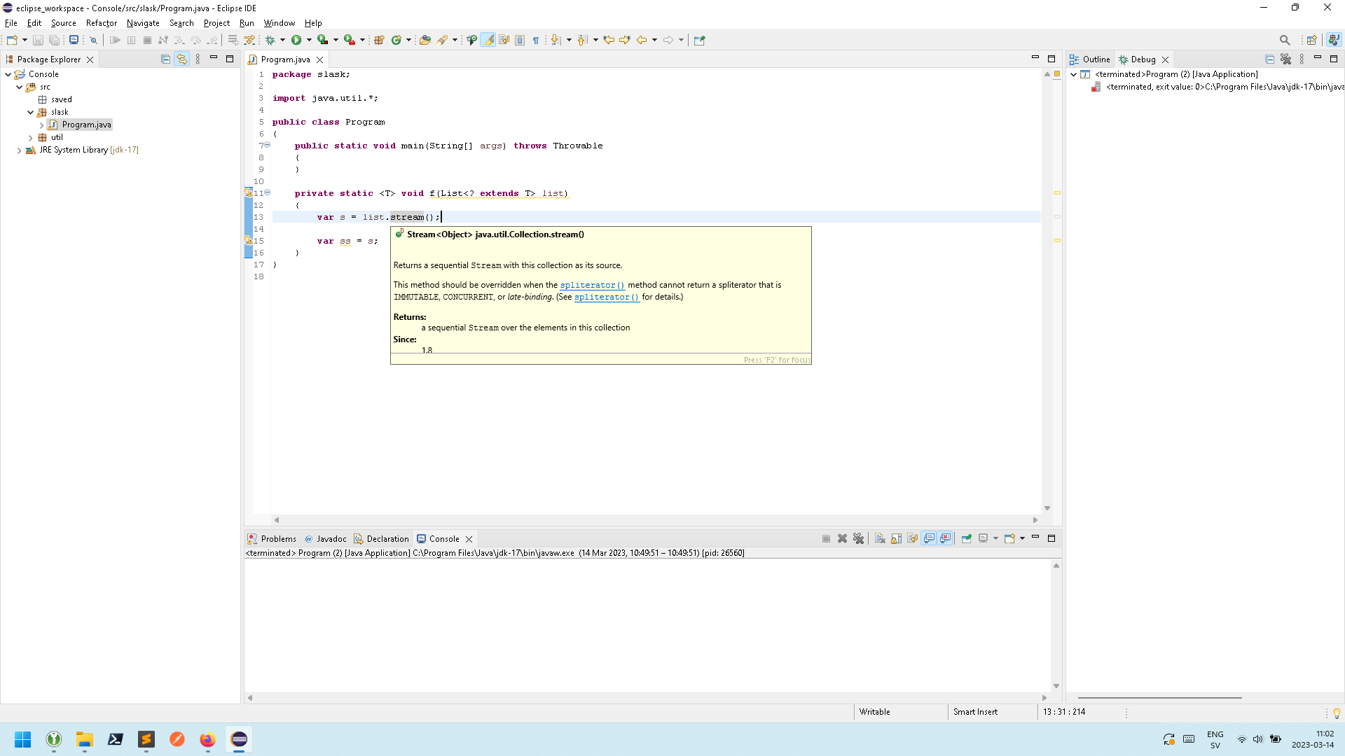 Incorrect type shown when hovering over method call. · Issue #834 · eclipse-jdt/eclipse.jdt.core ...