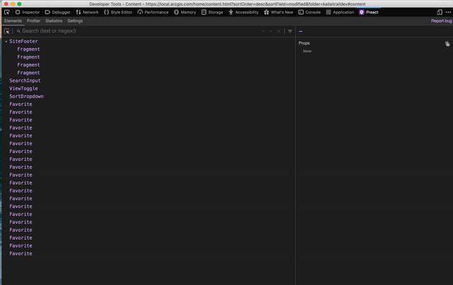 using preact-devtools in a partial preact application - devtools will skip focus between ...