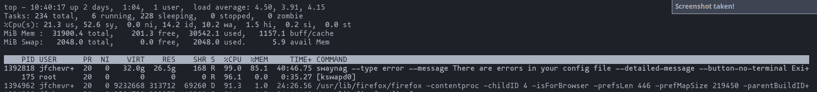 swaynag: infinite loop on POLLHUP · Issue #5138 · swaywm/sway · GitHub