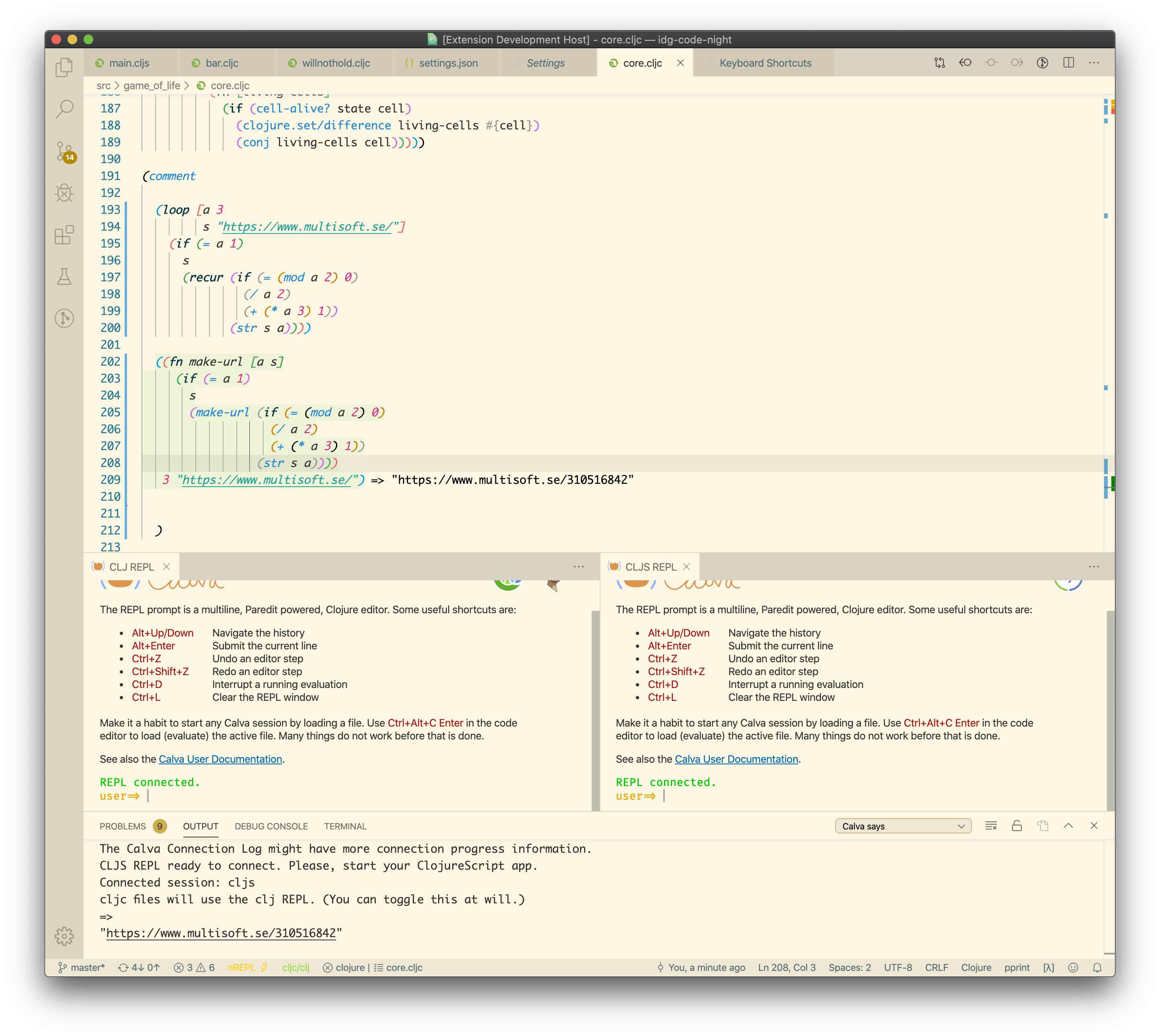 allow configuring direction calva editor window splits · Issue #518 ...