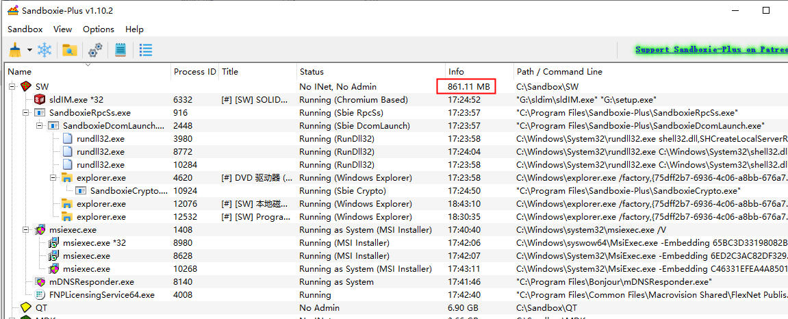 Install Solidworks2020 to a Sandbox is dead slow · Issue #3158 · sandboxie-plus/Sandboxie · GitHub