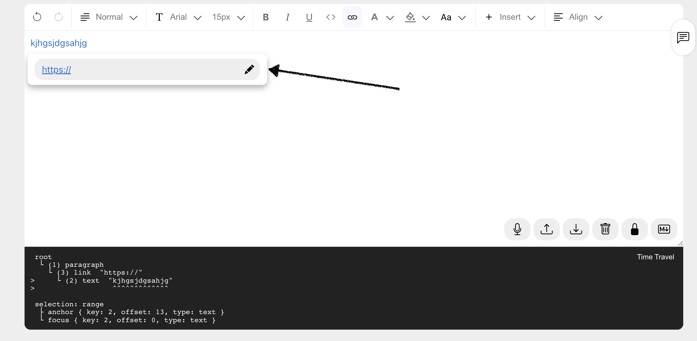 Bug(playground): Escape key doesn't close the link editor · Issue #2758 ...