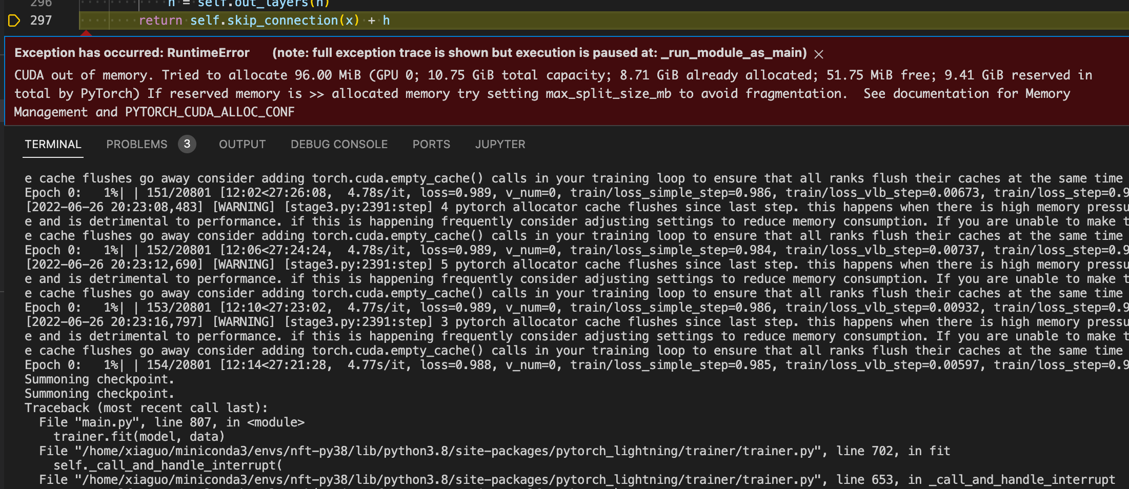 [bug] Memory Leak Using Zero Stage 3 Cuda Out Of Memory After Training Several Minutes · Issue