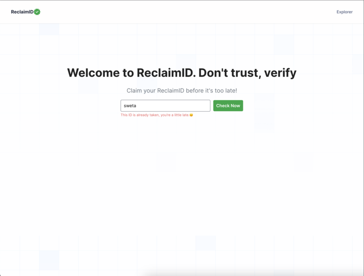 GitHub - Koushith/ReclaimID: Secure your .reclaim ID now and connect it with essential details ...