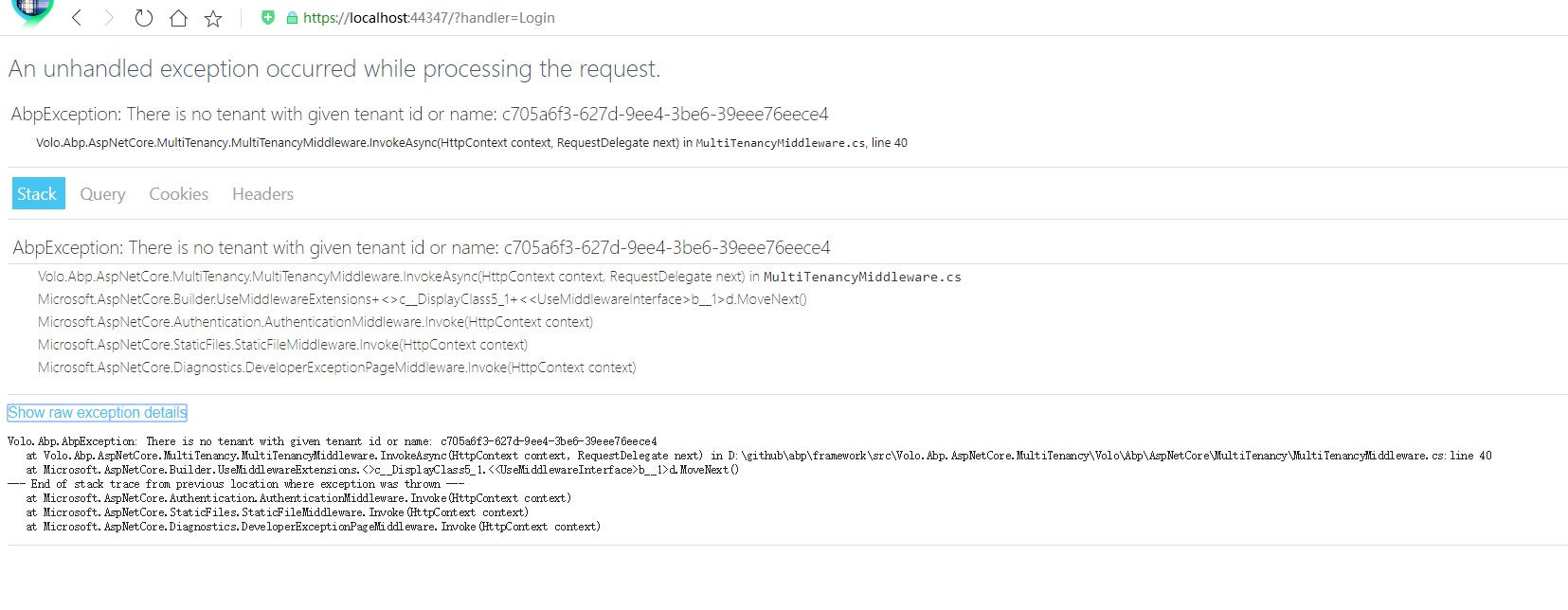 Tenant user fail to login · Issue #1462 · abpframework/abp · GitHub