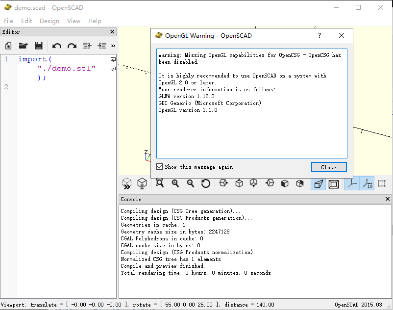Command line failed to export images · Issue #3125 · openscad/openscad · GitHub