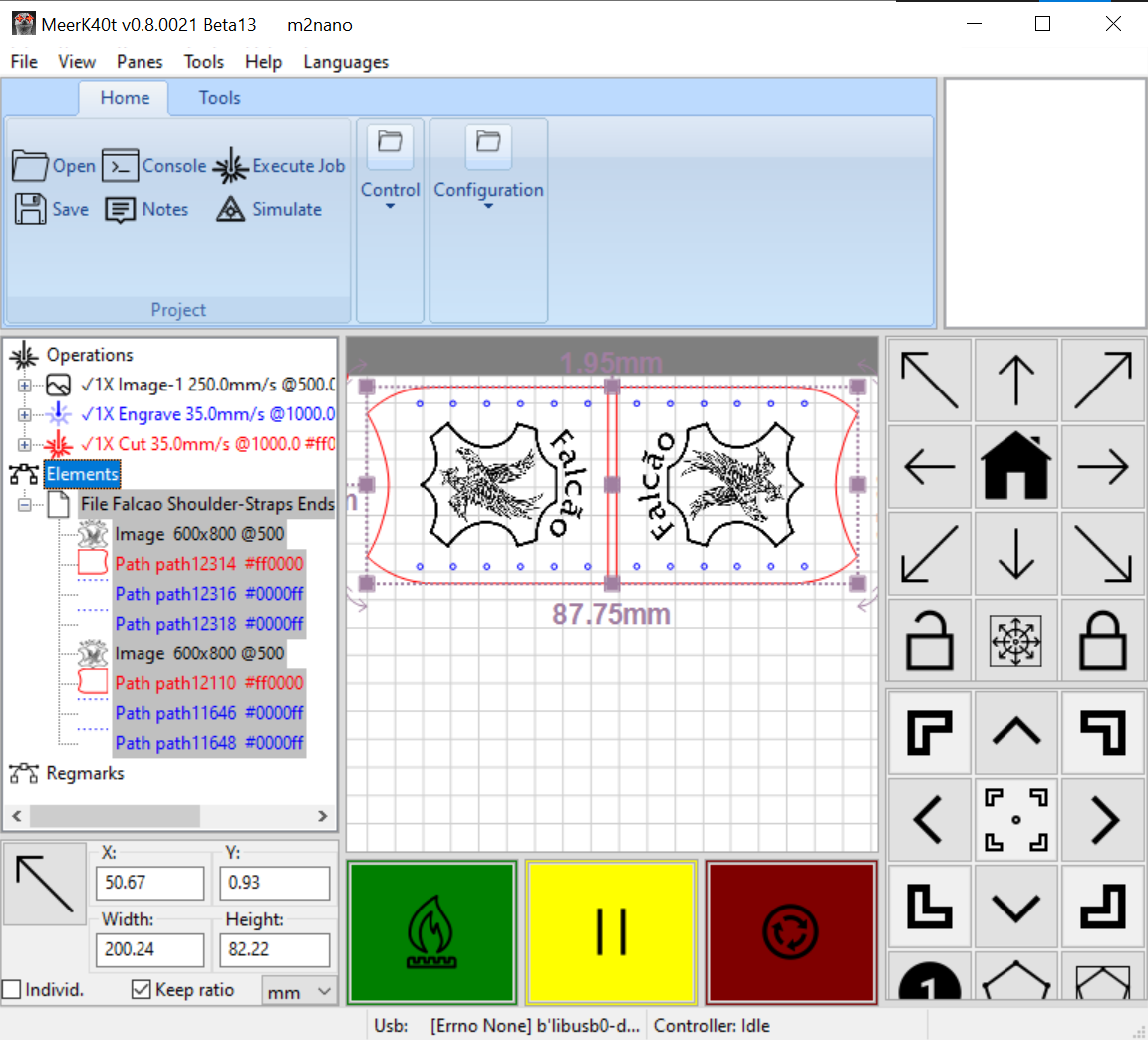 [0.8.0Beta13] Issues · Issue #1291 · meerk40t/meerk40t · GitHub