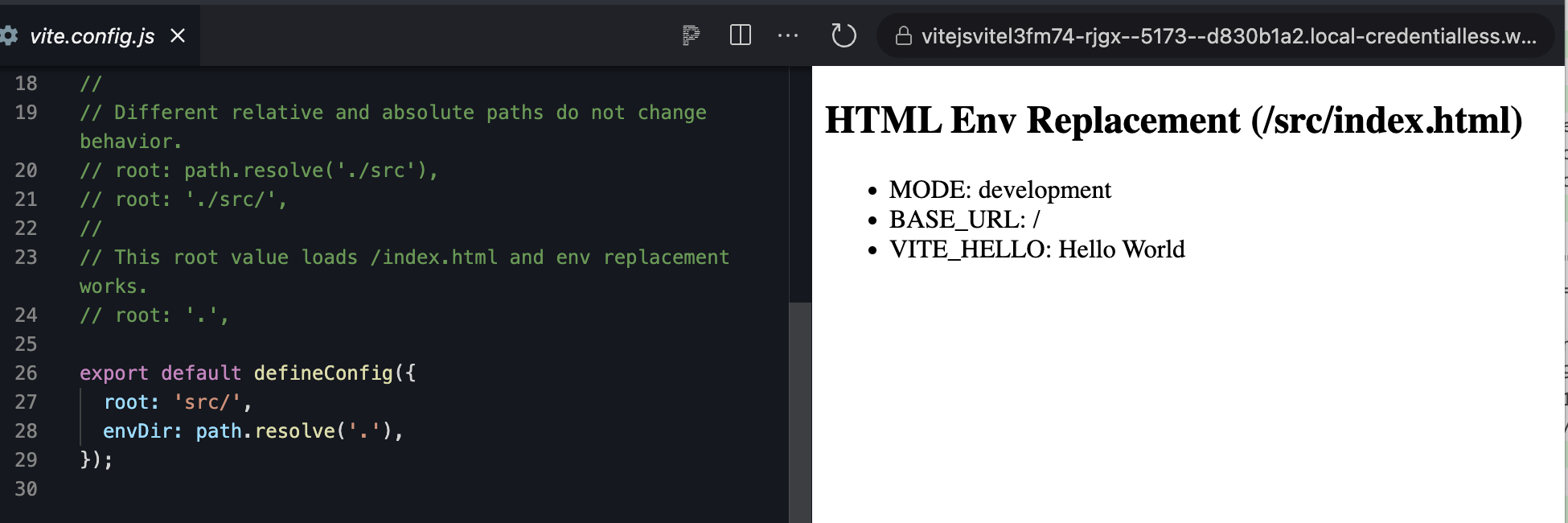 HTML env replacement breaks when changing project root directory · Issue #13088 · vitejs/vite ...