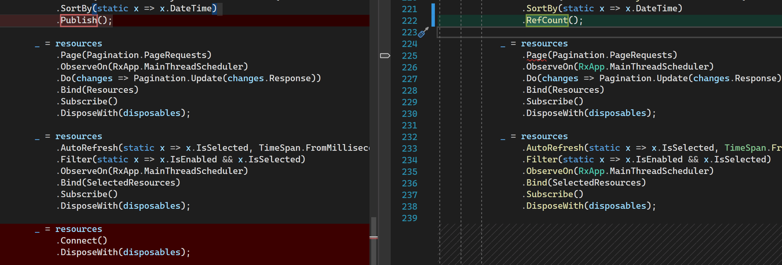 [FEAT] Save input type for RefCount · Issue #537 · reactivemarbles/DynamicData · GitHub