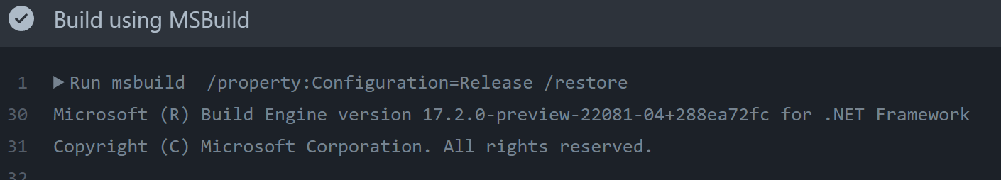 MSBuild 17.1/17.2 not available on windows-latest/windows2022 · Issue ...
