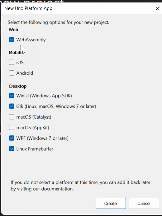 ` Vsconfig` File Should Take Into Account The Wizard Settings · Issue 227 · Unoplatform Uno