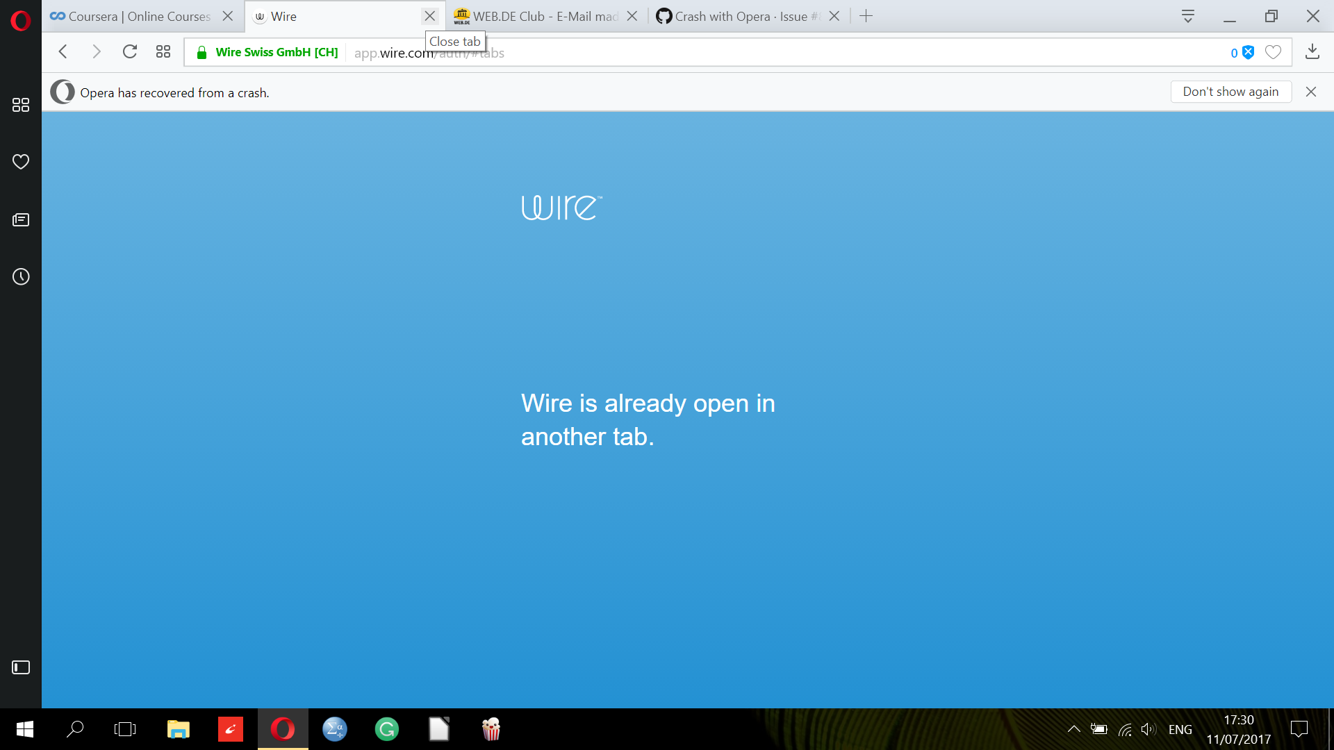 Opera crash · Issue #772 · wireapp/wire-desktop · GitHub