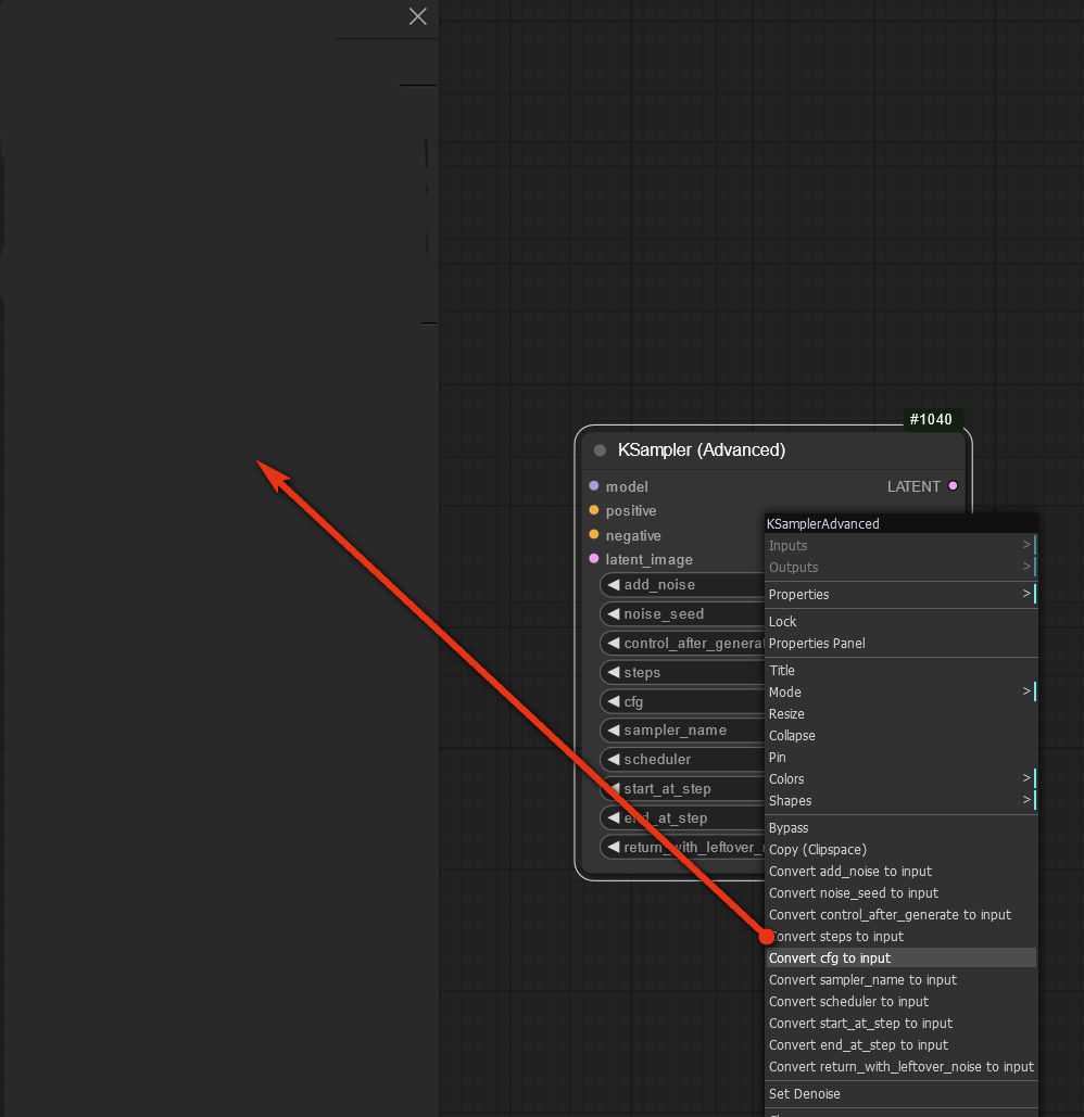 Suggestion Send Node Input To Sidepanel In Node Right Click Menu