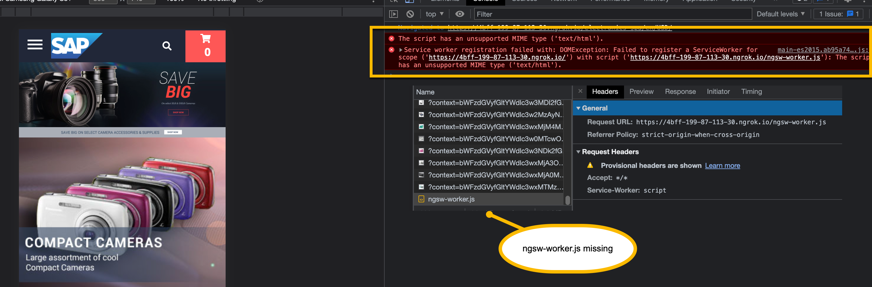 [to repro] PWA Add to home screen browser prompt is not working · Issue #9030 · SAP/spartacus ...